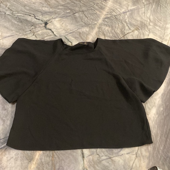Zara | Tops | Zara Basic Black Top | Poshmark